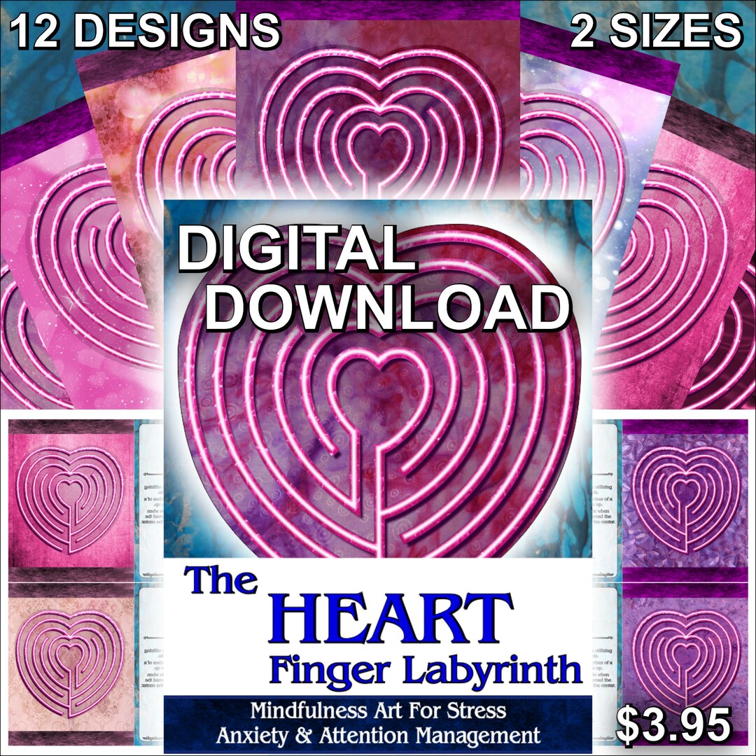 The Heart Finger Labyrinth Digital Download Packet - Etsy