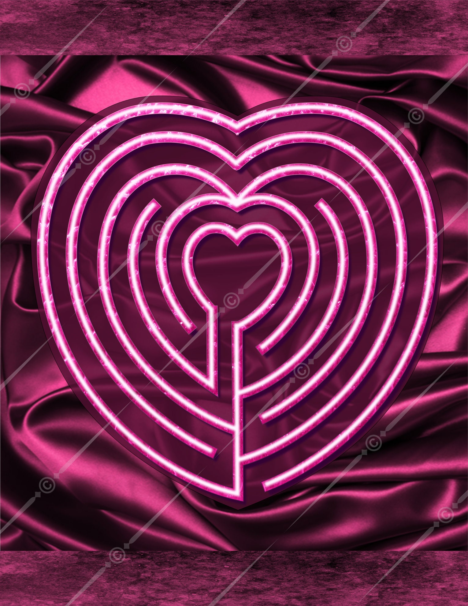 The Heart Finger Labyrinth Digital Download Packet - Etsy