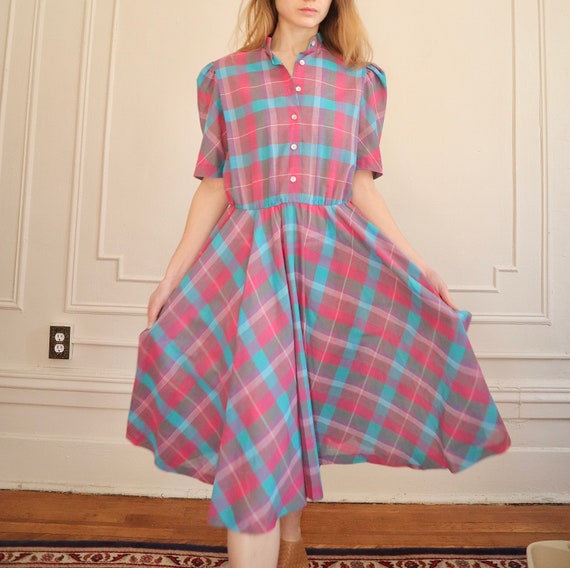1980s vintage plaid - Gem
