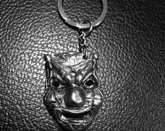 Handemade Casting Metal keychain / key ring slipknot mask 7 | Etsy