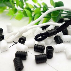 Cord Lock Adjustable Face Mask Ear Loop Stopper Anti Slip Soft Silicone ...