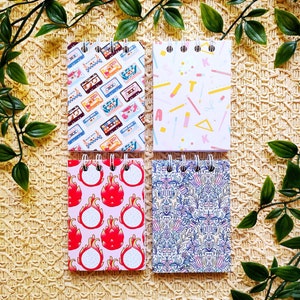 Mini Notebooks | Dragon Fruit Pocket Notebook | Small Wirebound ...