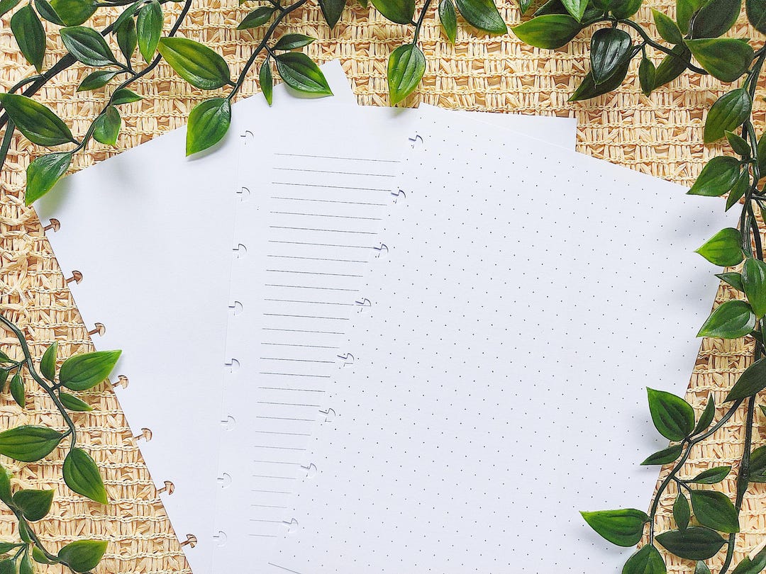 A5 Disc-bound Notebook Refills | Disc Bound Paper Inserts | A5 Disc ...