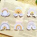 Magnetic Bookmarks | Boho Rainbows Magnetic Bookmark | Pastel Rainbow ...
