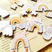 Magnetic Bookmarks | Boho Rainbows Magnetic Bookmark | Pastel Rainbow ...