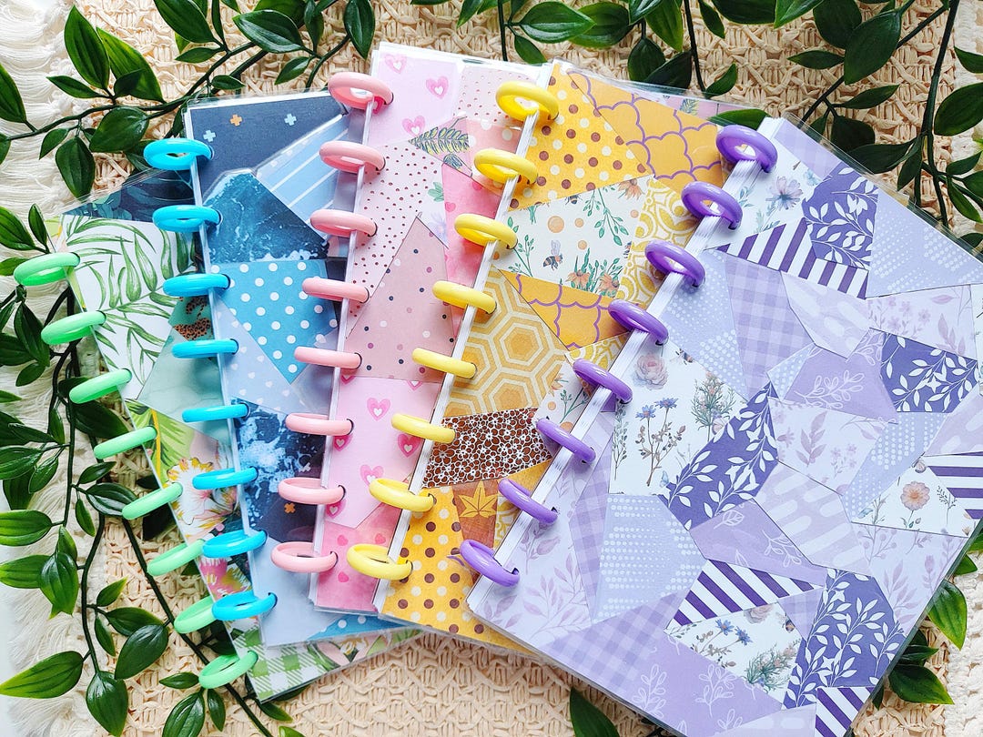 A5 Disc-bound Refillable Notebook | Customizable Scrappy Planner ...