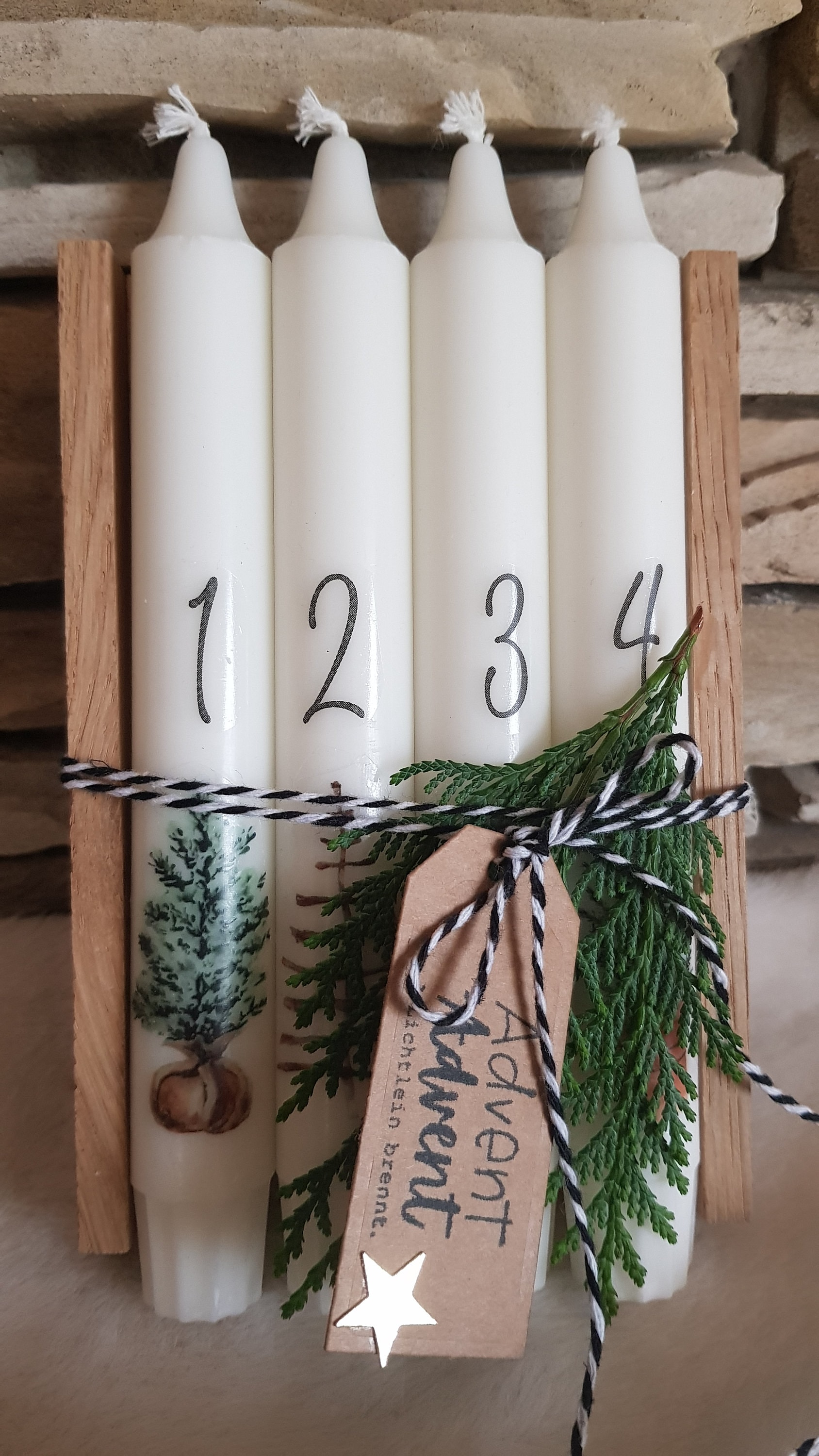 Adventskranz Kerzen 4er Set