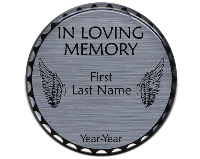 Tufskinz in Loving Memory rated Badges Brushed - Etsy