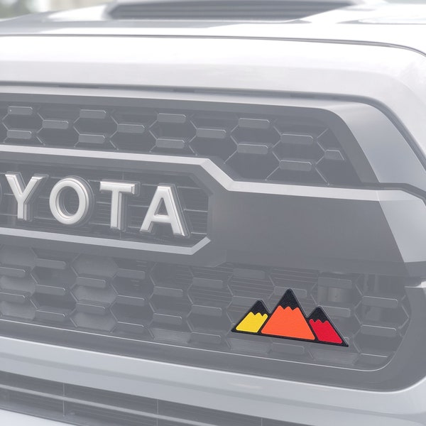 Toyota Tri Color Grill Badge - Etsy