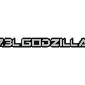 Tufskinz | 7.3L Godzilla Badge - Fits 2020-2025 Super Duty - 1 Piece ...