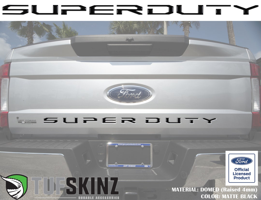 Tufskinz | Tailgate Letter Inserts - Fits 2017-2019 Super Duty - 10 ...