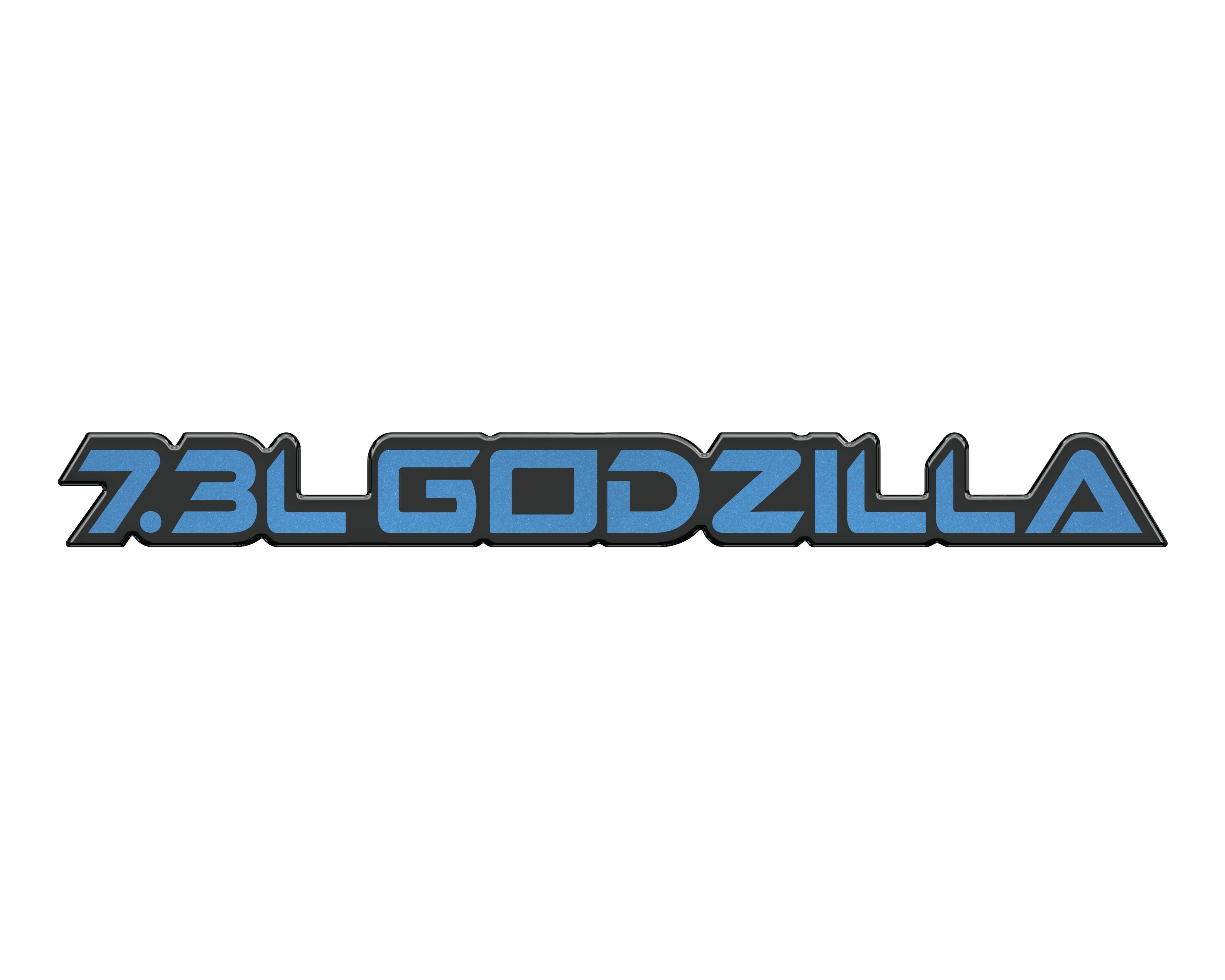Tufskinz | 7.3L Godzilla Badge - Fits 2020-2025 Super Duty - 1 Piece ...