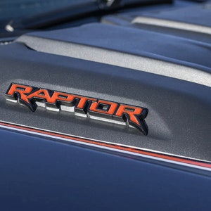 Tufskinz Hood Cowling Emblem Inserts Fits 2021-2024 F-150/bronco Raptor ...