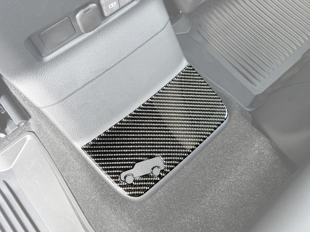 Tufskinz | Rear Center Console Kick Plate Accent Overlay - Fits 2024 ...