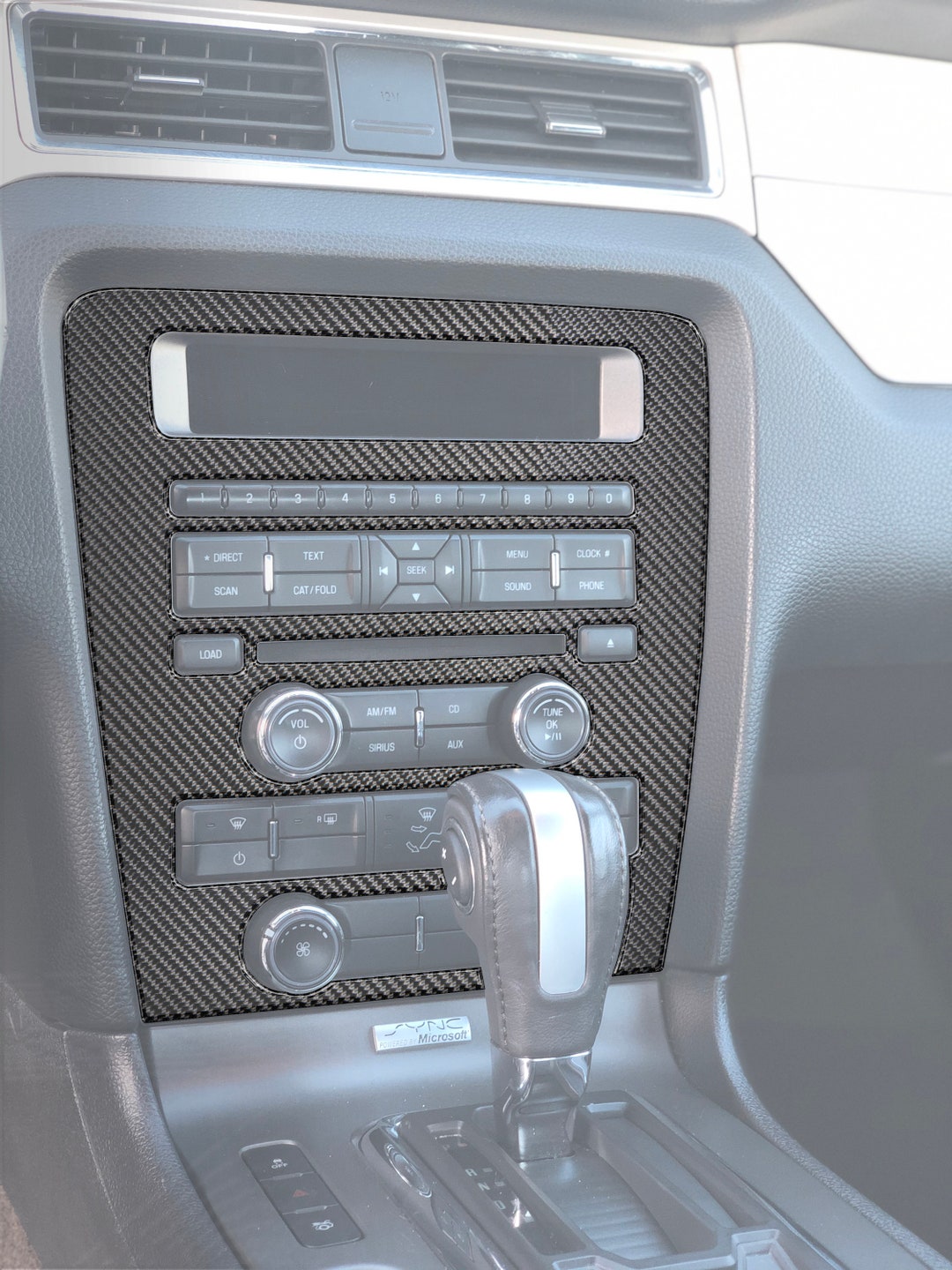 Tufskinz | Radio Display Accent Trim - Fits 2010-2014 Mustang - 1 Piece ...