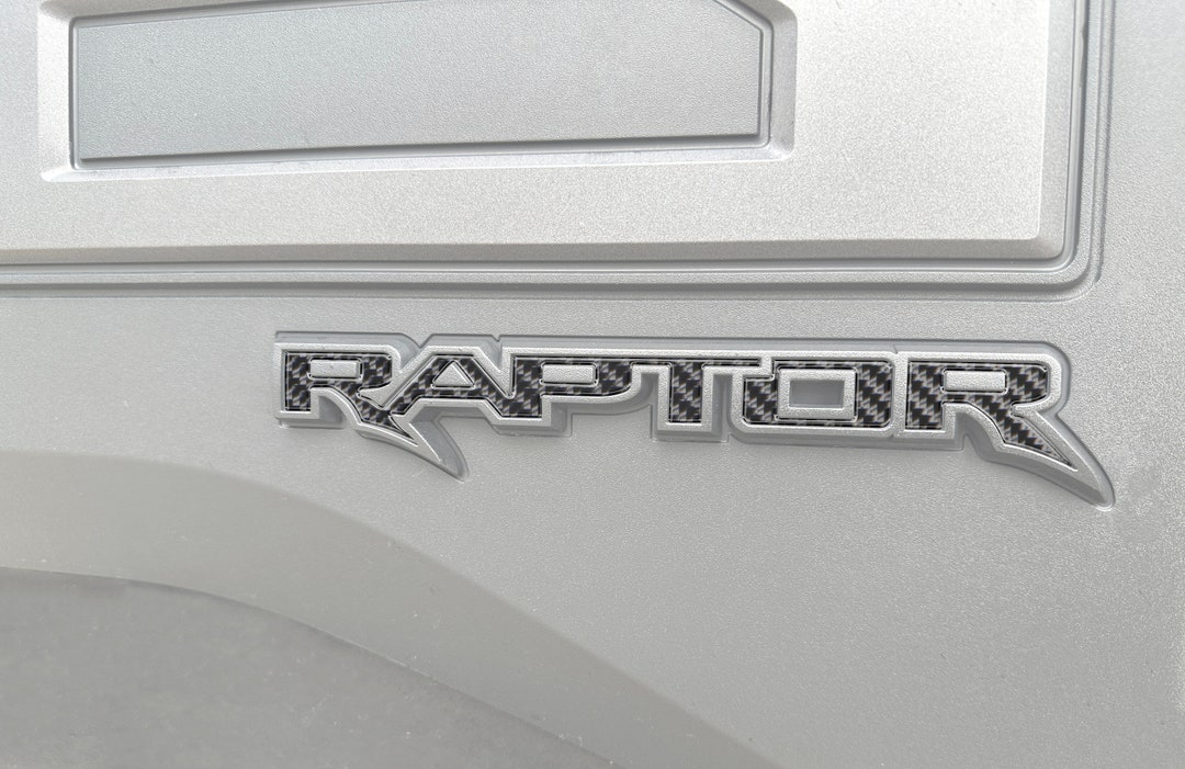 Tufskinz | Raptor Tailgate Emblem Inserts - Fits 2017-2026 F-150 Raptor ...