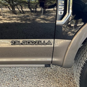 Tufskinz | 7.3L Godzilla Badge - Fits 2020-2025 Super Duty - 1 Piece ...