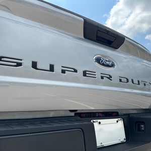 Tufskinz | Tailgate Letter Inserts - Fits 2023-2026 Super Duty Xl/xlt ...