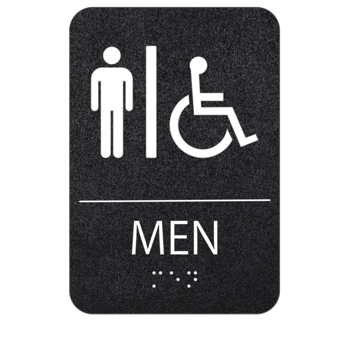 Interior/Exterior Restroom Door Signs with Braille | Etsy