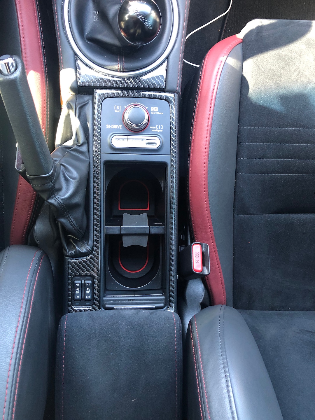 Tufskinz | Center Console Accent STI Models Only - Fits 2015-2021 WRX ...