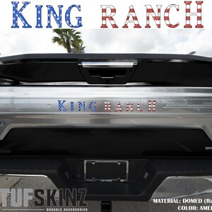Tufskinz | Tailgate Letter Inserts - Fits 2018-2020 F-150 King Ranch ...