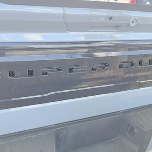 Tufskinz | Tailgate Letter Inserts - Fits 2025-2026 Super Duty Platinum ...