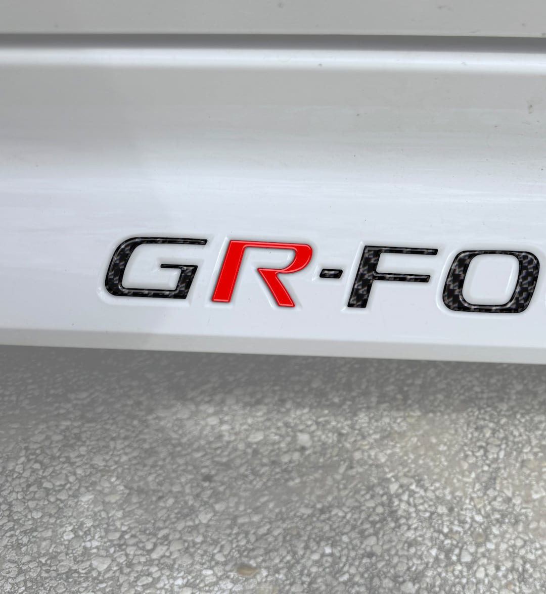 Tufskinz | Rocker Panel Letter Inserts - Fits 2023-2026 GR Corolla - 14 ...
