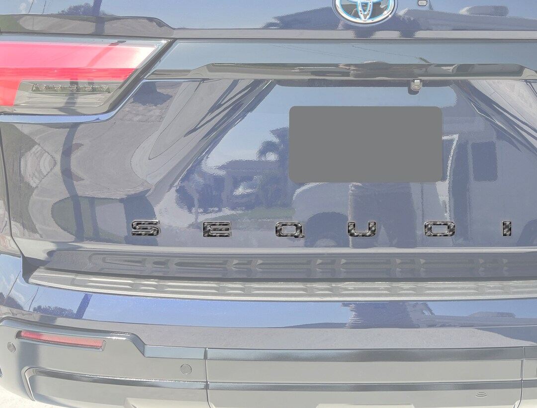 Tufskinz | Rear Hatch Letter Overlays - Fits 2023-2026 Toyota Sequoia ...