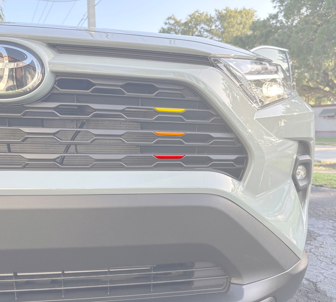 Tufskinz | Tri-color Grille Line Inserts - Compatible With 2019-2025 ...