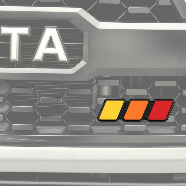 Tri Color Trd Emblem Badge - Etsy