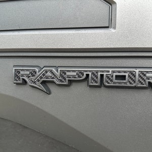 Tufskinz | Raptor Tailgate Emblem Inserts - Fits 2017-2026 F-150 Raptor ...