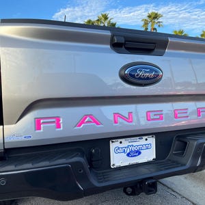 Tufskinz | Tailgate Letter Inserts - Fits 2024-2026 Ranger - 6 Piece ...