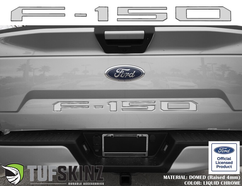 Tufskinz Raised Domed Tailgate Letter Inserts Fits | Etsy