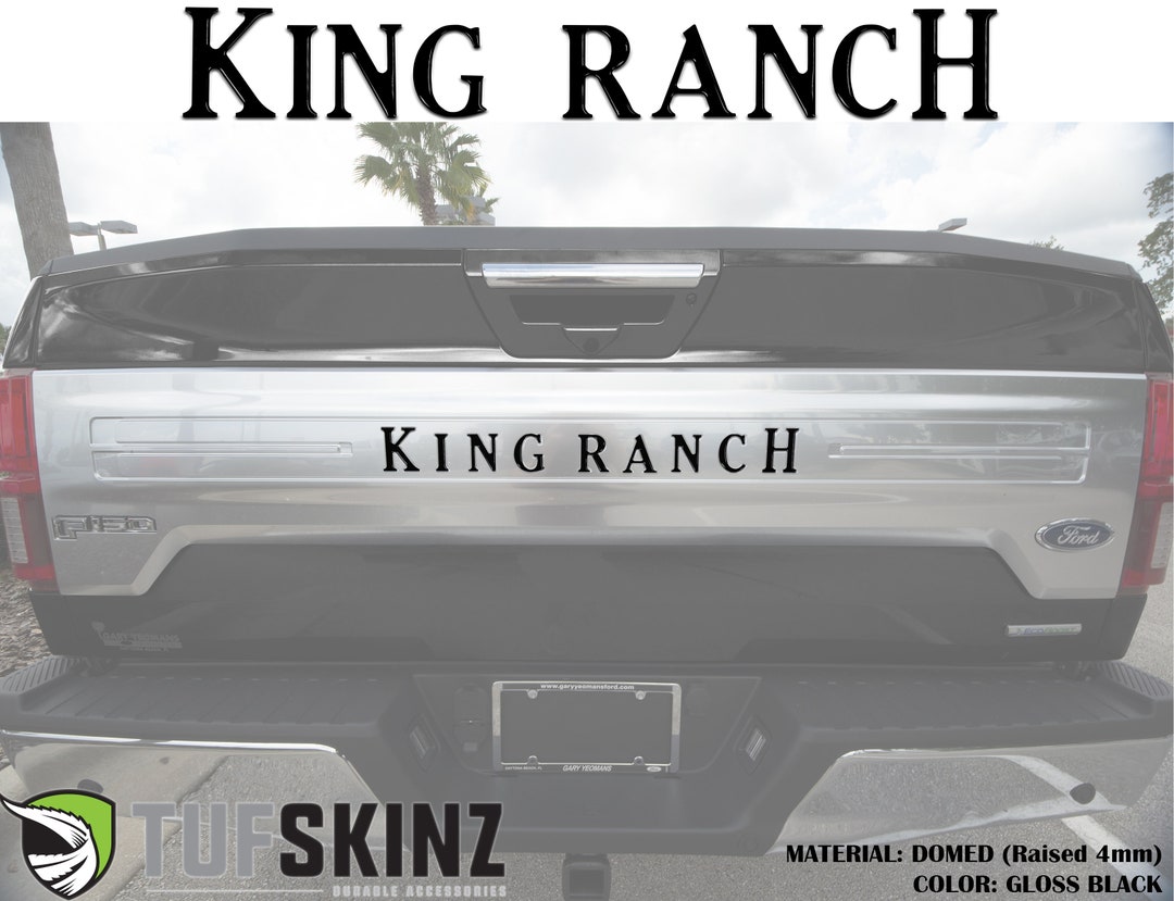 Tufskinz | Tailgate Letter Inserts - Fits 2018-2020 F-150 King Ranch ...