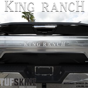 Tufskinz | Tailgate Letter Inserts - Fits 2018-2020 F-150 King Ranch ...