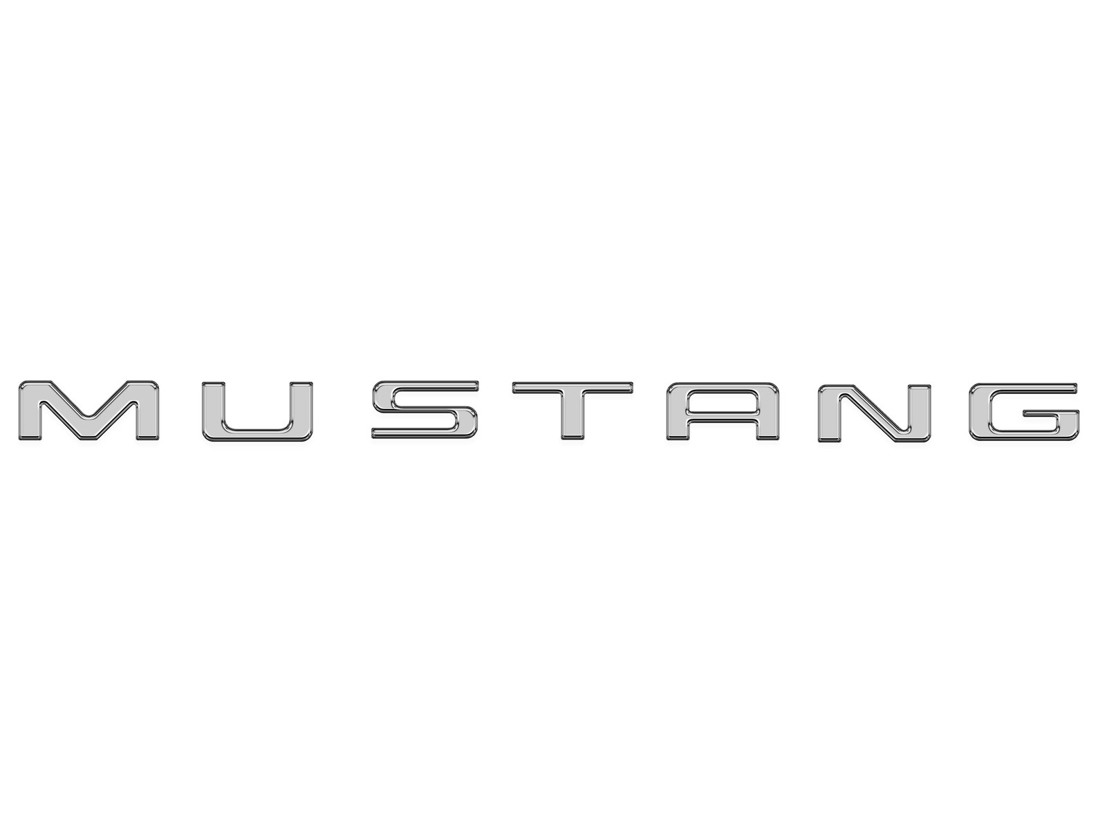 Tufskinz Ford Mustang Rear Bumper Letter Inserts - Etsy