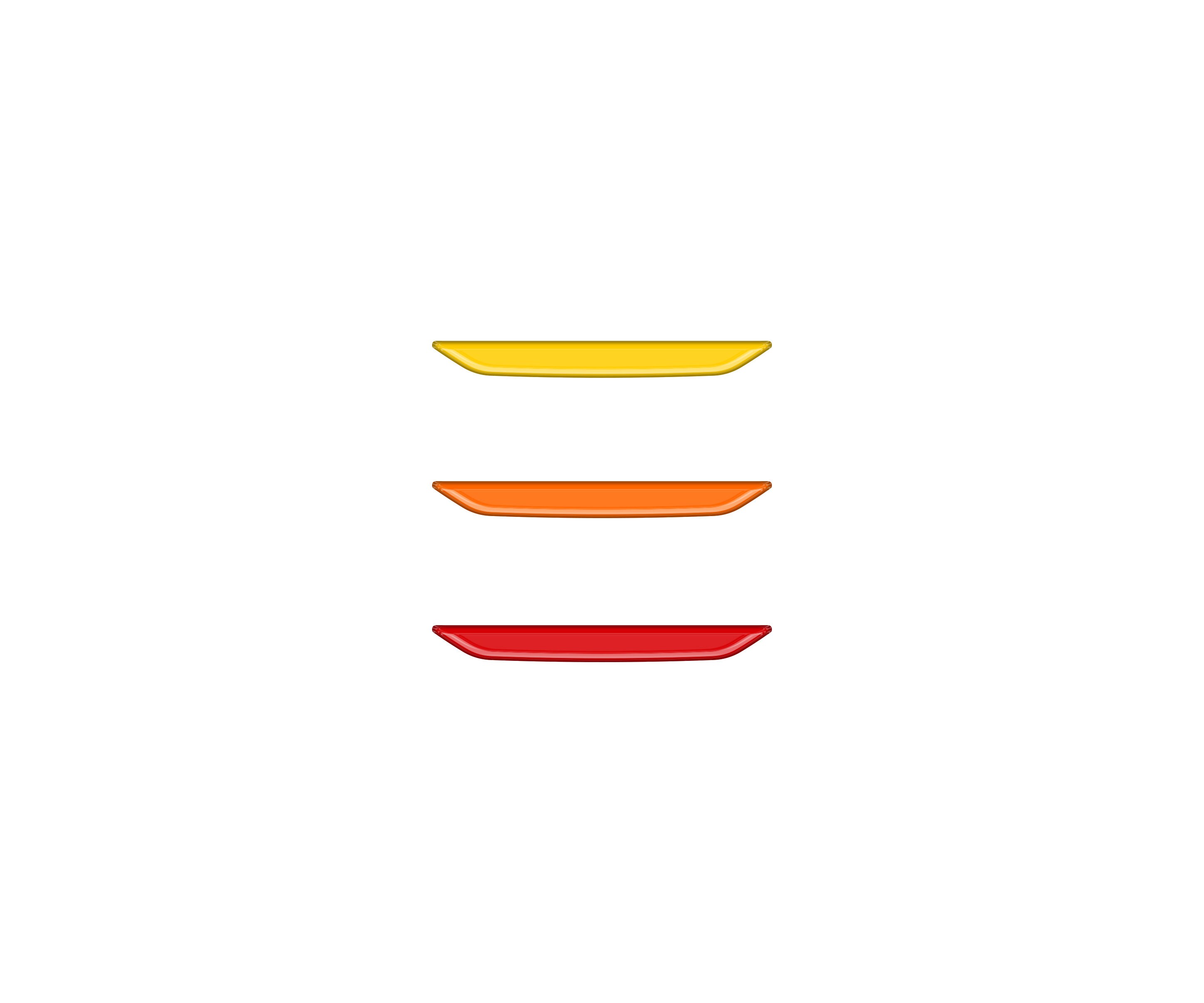 Tufskinz | Tri-color Grille Line Inserts - Compatible With 2019-2025 ...