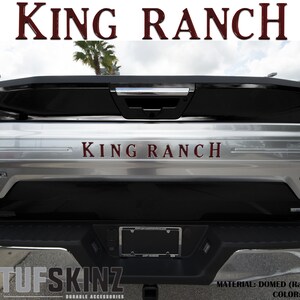 Tufskinz | Tailgate Letter Inserts - Fits 2018-2020 F-150 King Ranch ...