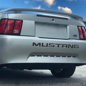 Tufskinz | Ford Mustang Rear Bumper Letter Inserts - Compatible With ...