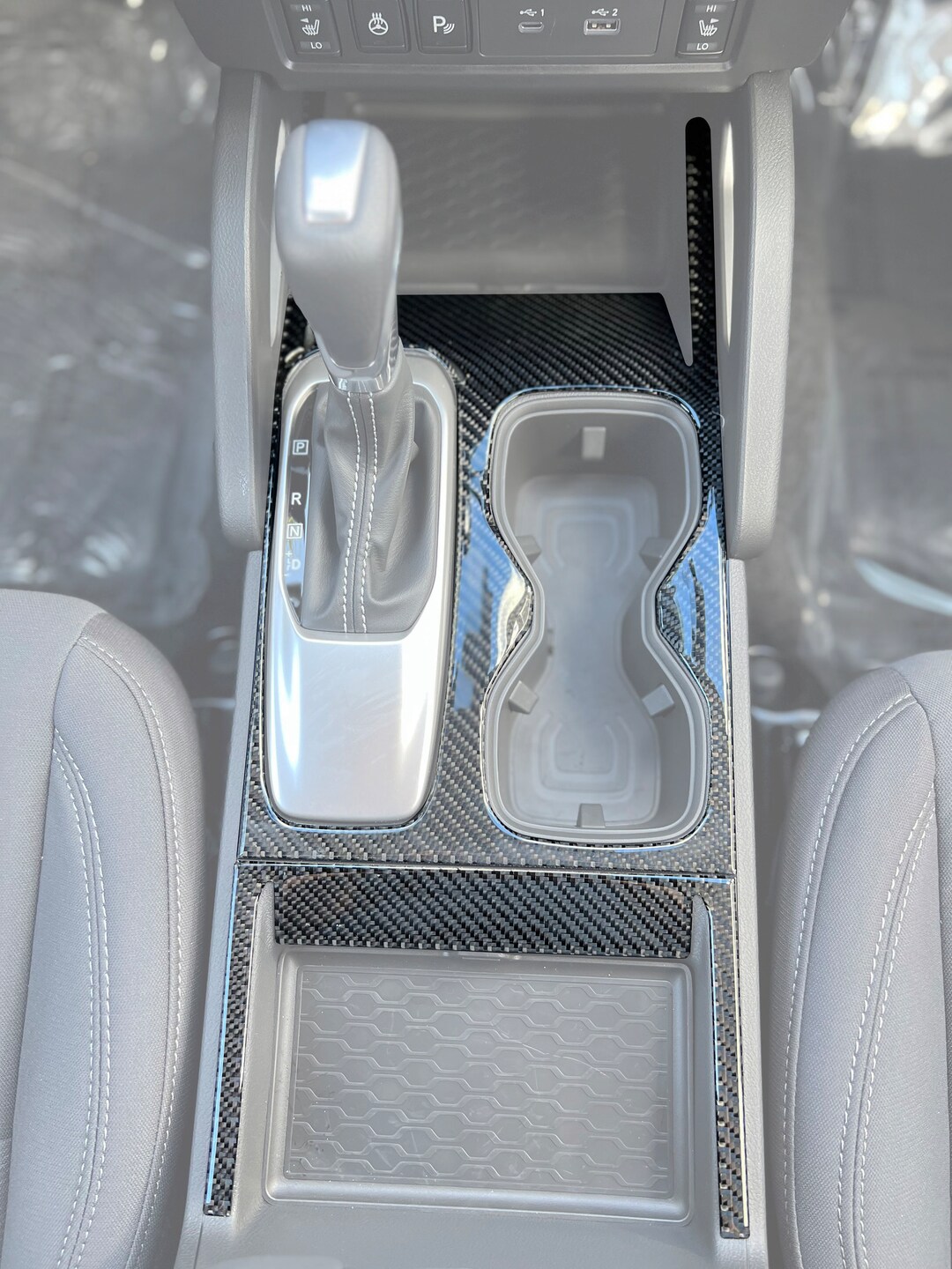 Tufskinz | Center Console Overlays - Fits 2022-2026 Nissan Frontier - 2 ...