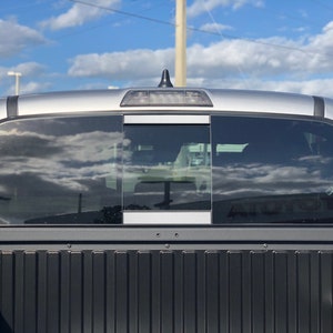 Tufskinz | Tacoma Rear Power Sliding Window Accent With Custom Text ...