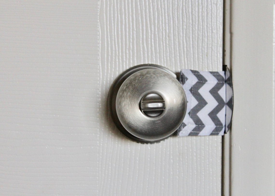 Original Latchy Catchy Door Silencer *3 PACK - Grey Chevron - Latch ...