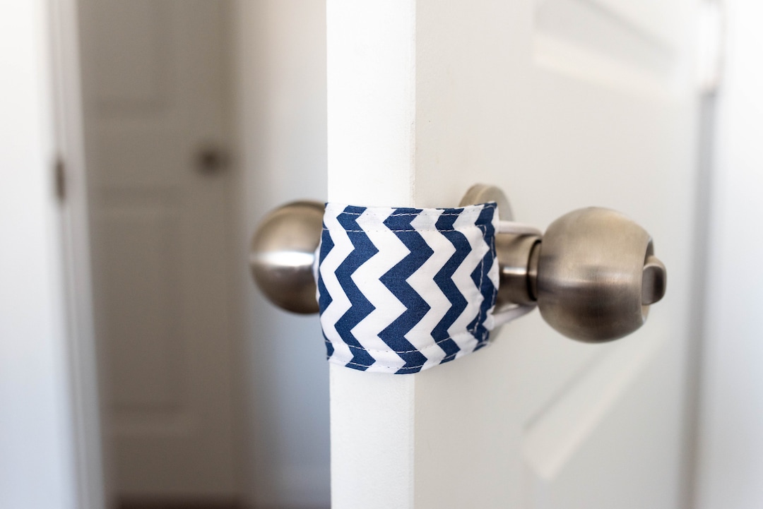 Original Latchy Catchy Door Silencer *3 Pack - Navy Chevron - Latch ...