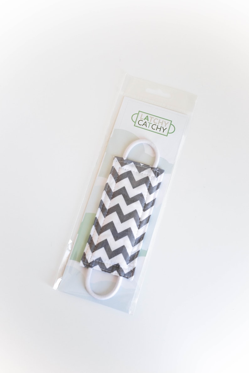 Original Latchy Catchy Door Silencer *3 PACK - Grey Chevron - Latch ...