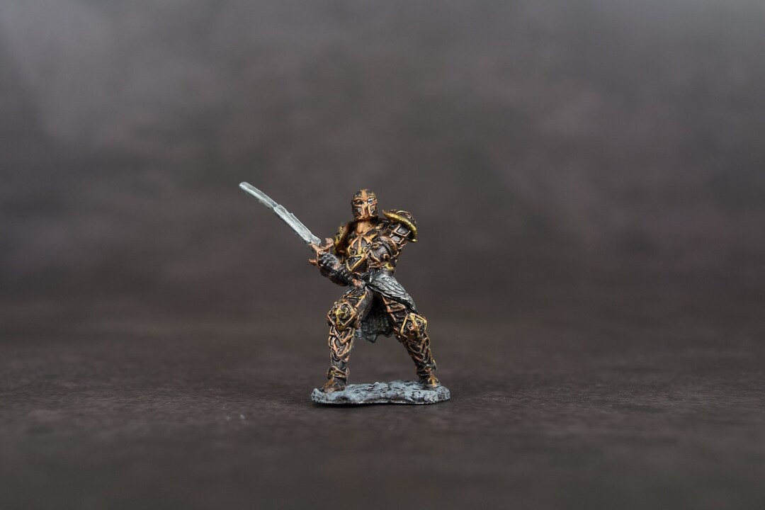 Plate-mail Knight Paladin Warrior Miniature Dungeons - Etsy