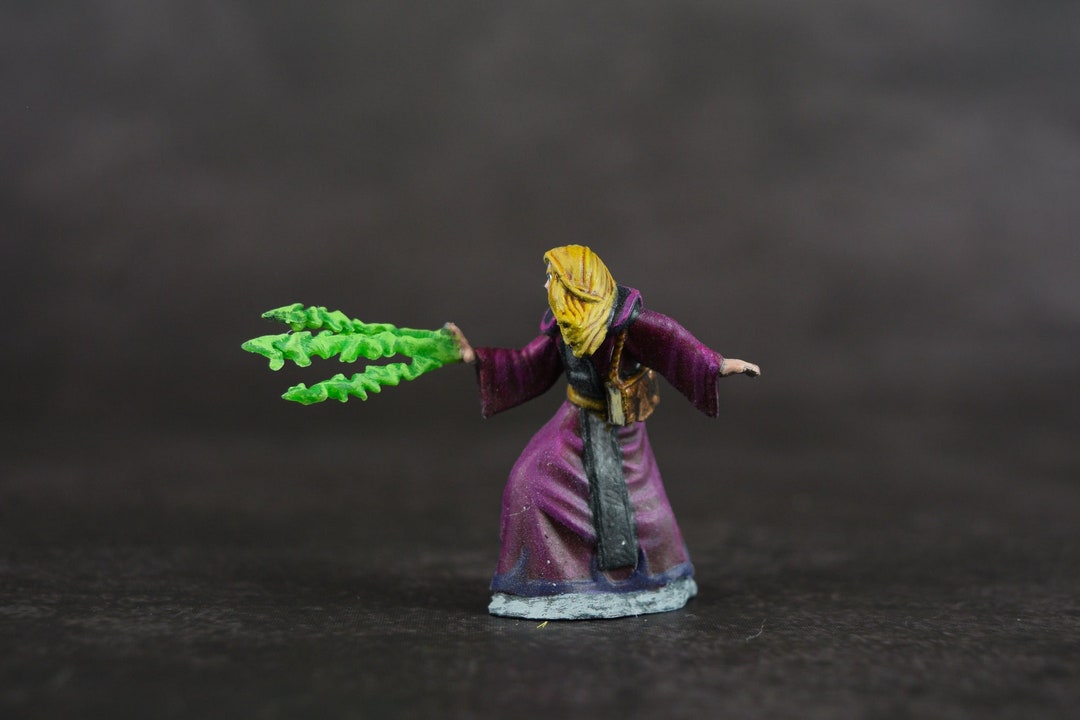Hand-painted Female Elf Wizard Miniature for Dnd and Ttrpgs - Etsy