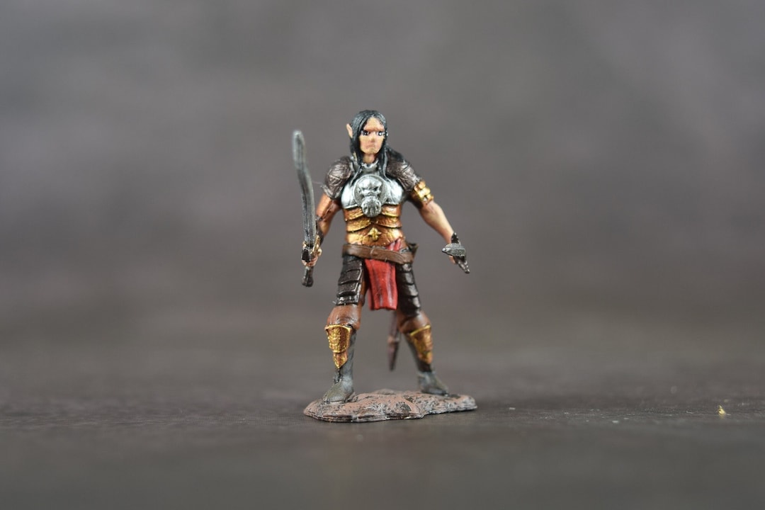 Hand Painted Male Elf Fighter Miniature: Dnd, Pathfinder TTRPG - Etsy