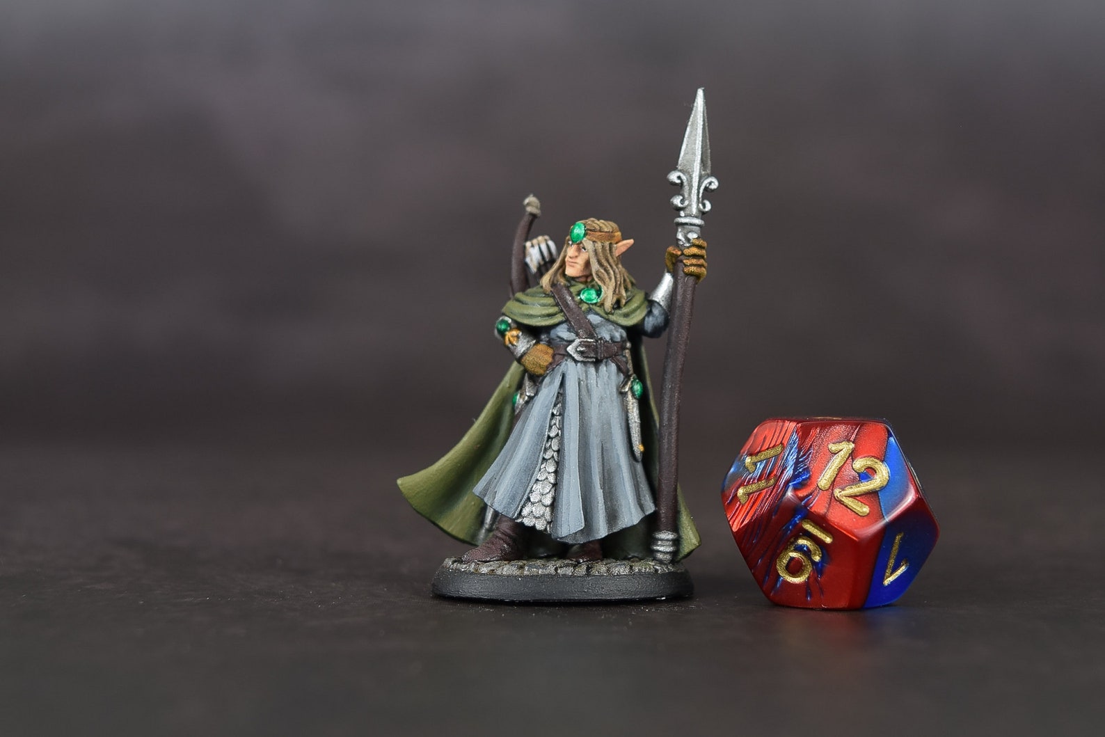 D&D Elf Ranger Miniature Dungeons and Dragons Mini | Etsy