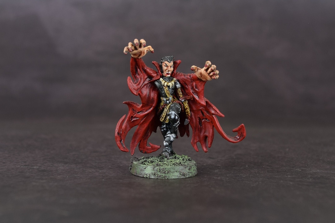 Dnd Dracula | Dungeons and Dragons Miniature |vampire | Monster | Blood ...