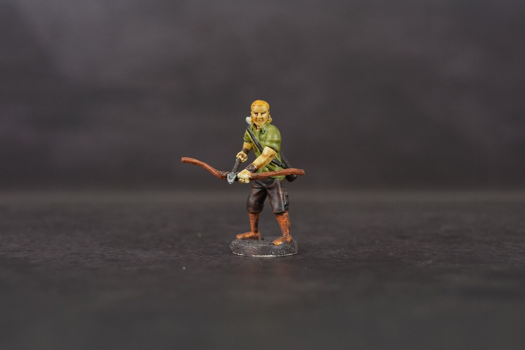 Dnd Painted Human Male Archer | Miniature Dungeons and Dragons ...